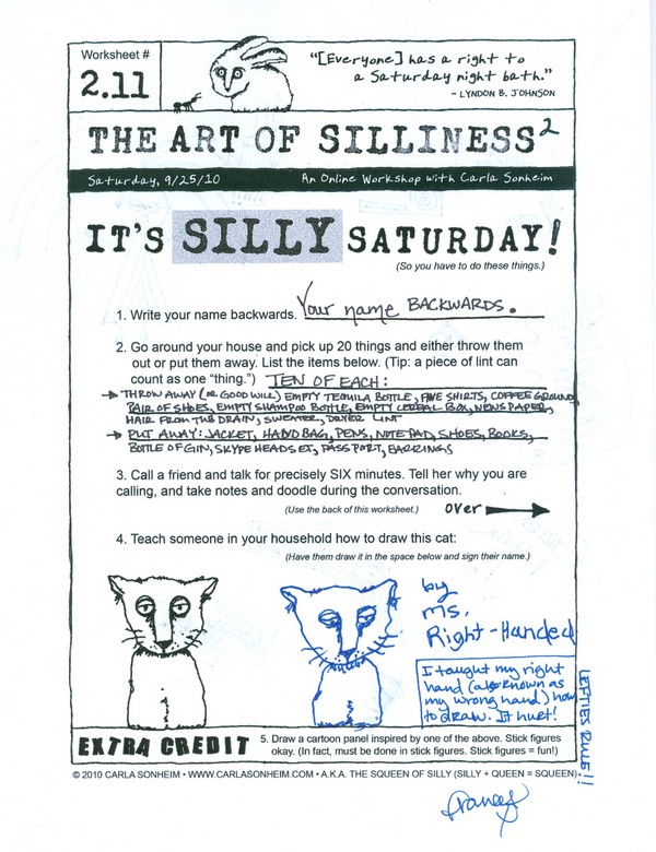 The Art of Silliness 2 – Just Frances